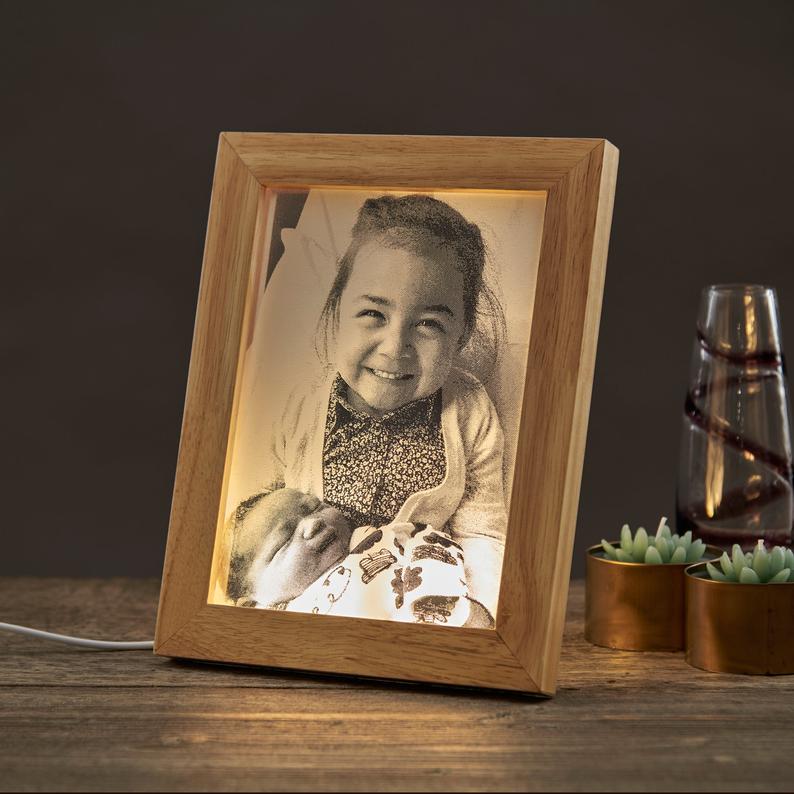 Acrylic backlit led photo frame direct sales