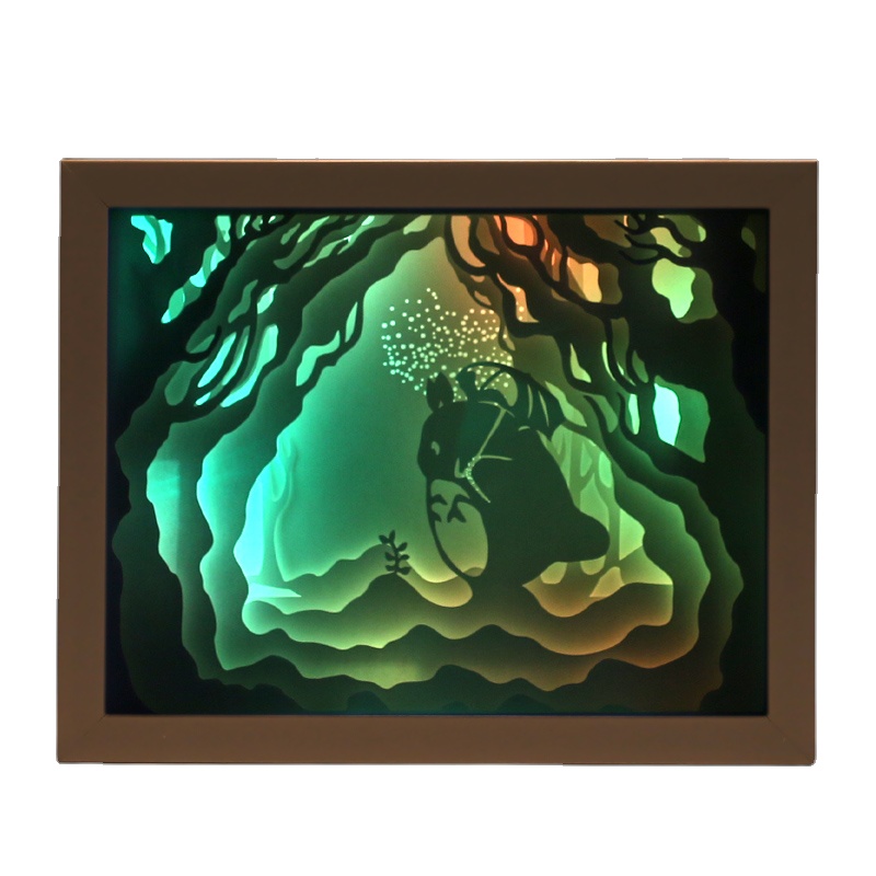 Custom wooden light box Led light photo frame