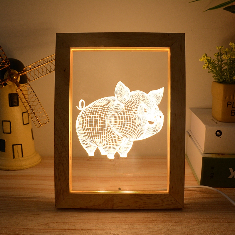High quality Led light wall art photo frame