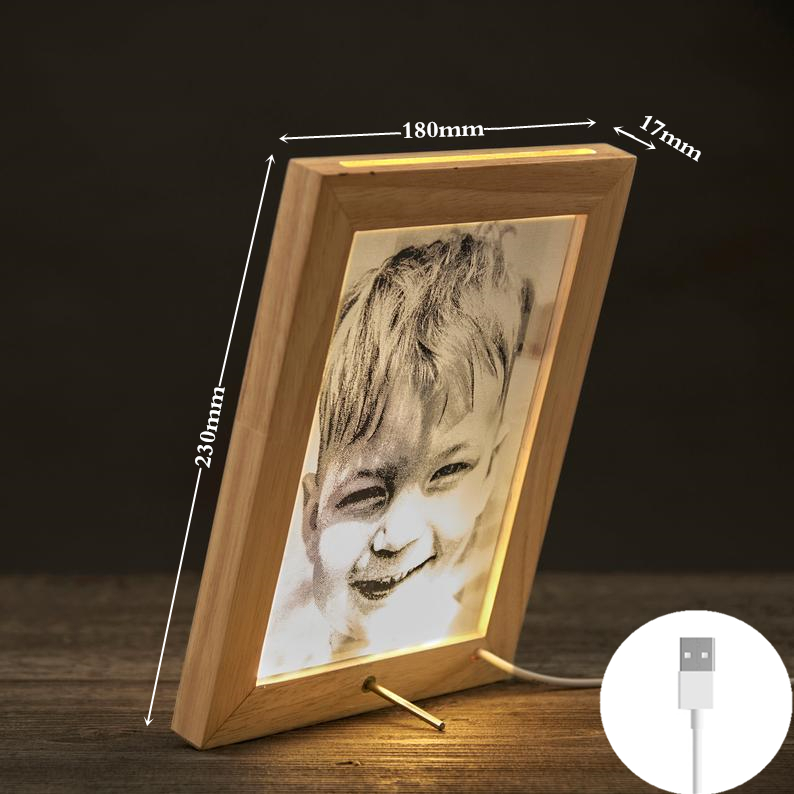 Acrylic backlit led photo frame direct sales