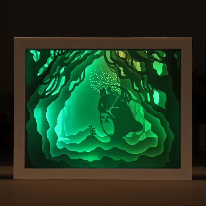 Custom wooden light box Led light photo frame