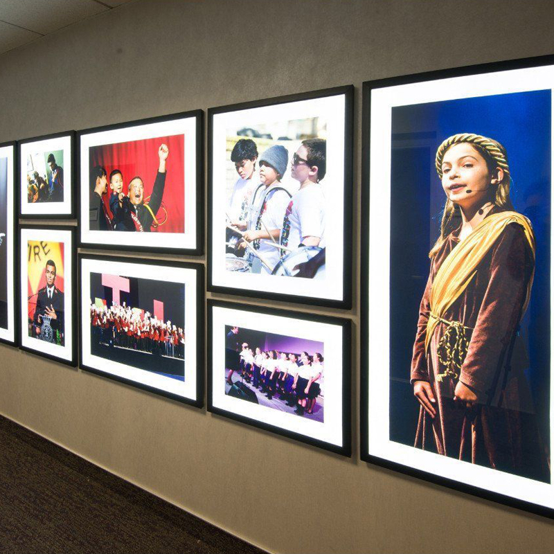 Factory customized ultra-thin LED photo frame