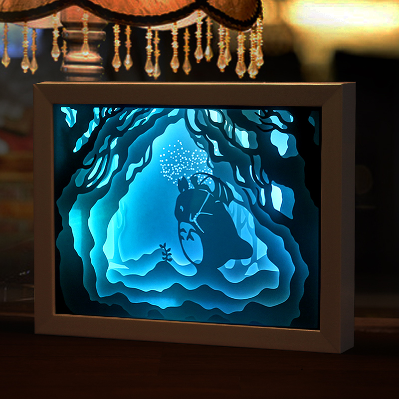 Custom wooden light box Led light photo frame