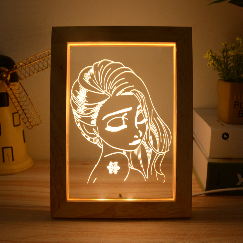 High quality Led light wall art photo frame