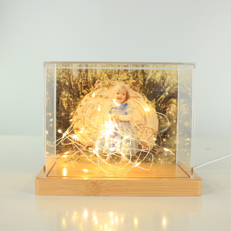 Innovative LED luminous acrylic photo frame