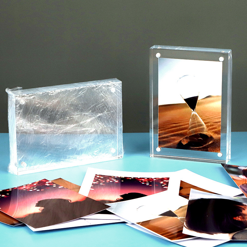 Acrylic mini magnetic small photo frame