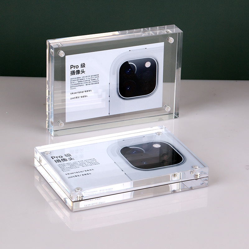 Acrylic mini magnetic small photo frame