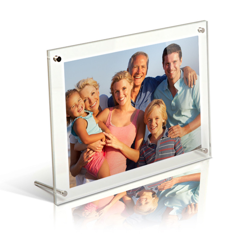 Modern plexiglass acrylic photo frame wholesale