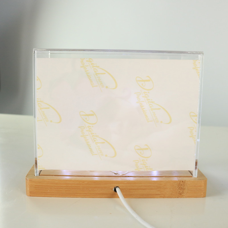 Innovative LED luminous acrylic photo frame