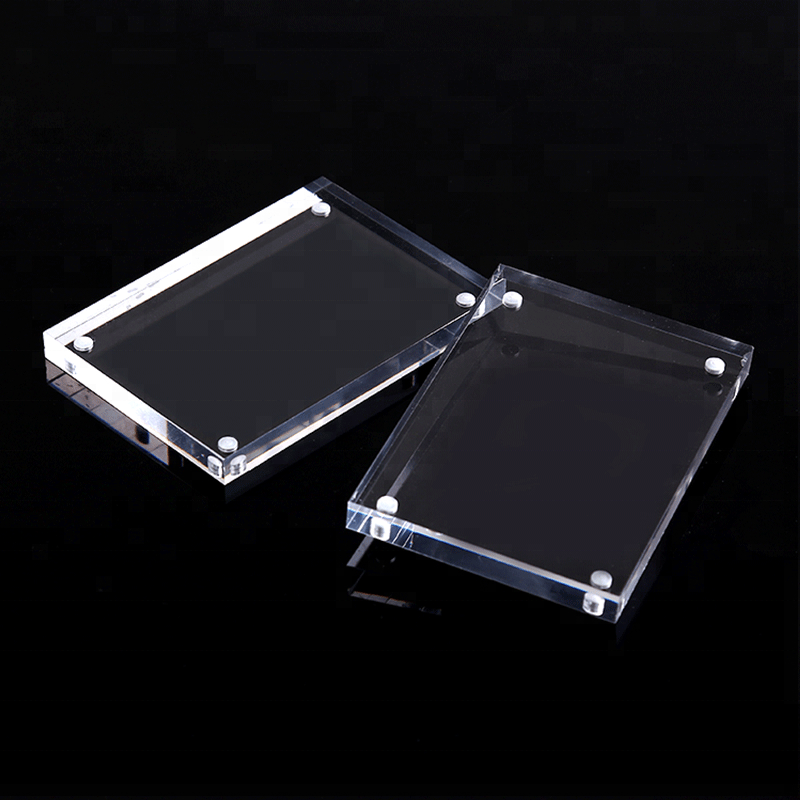 Custom transparent acrylic photo frame