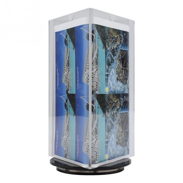 Custom acrylic rotating cube photo frame