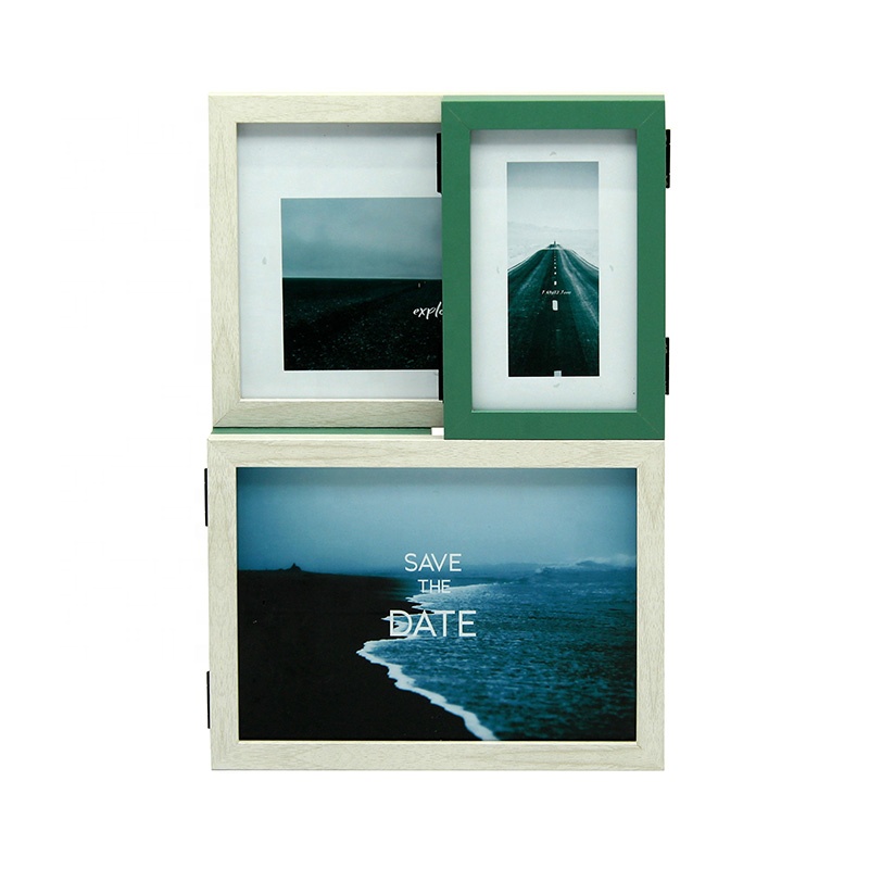 Customized letter paper wall folding collage frame