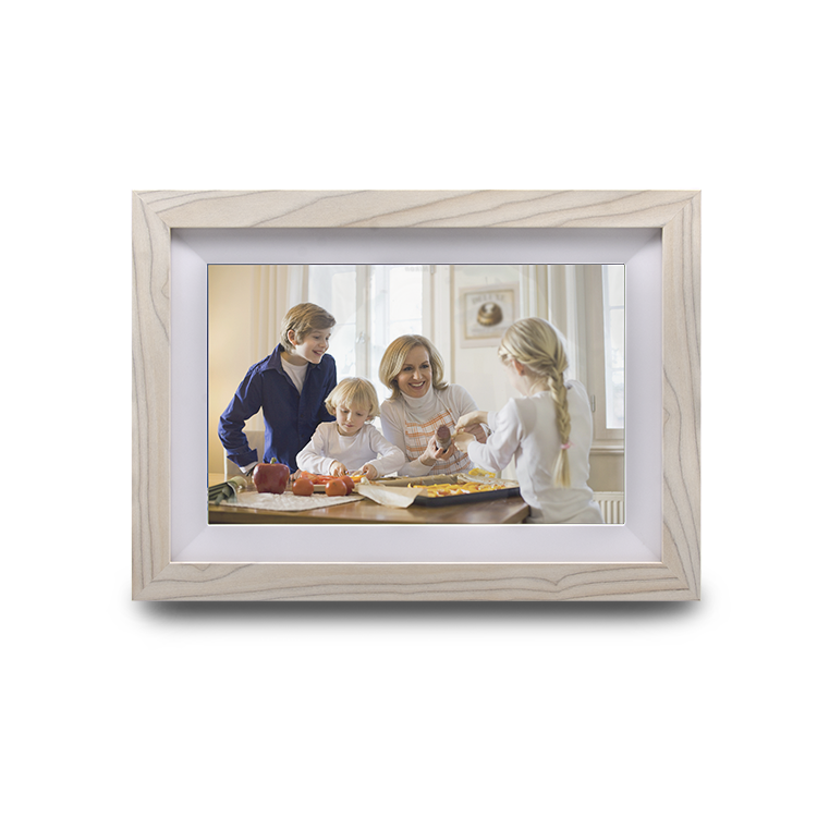 Wooden full HD Photo frame digital photo frame