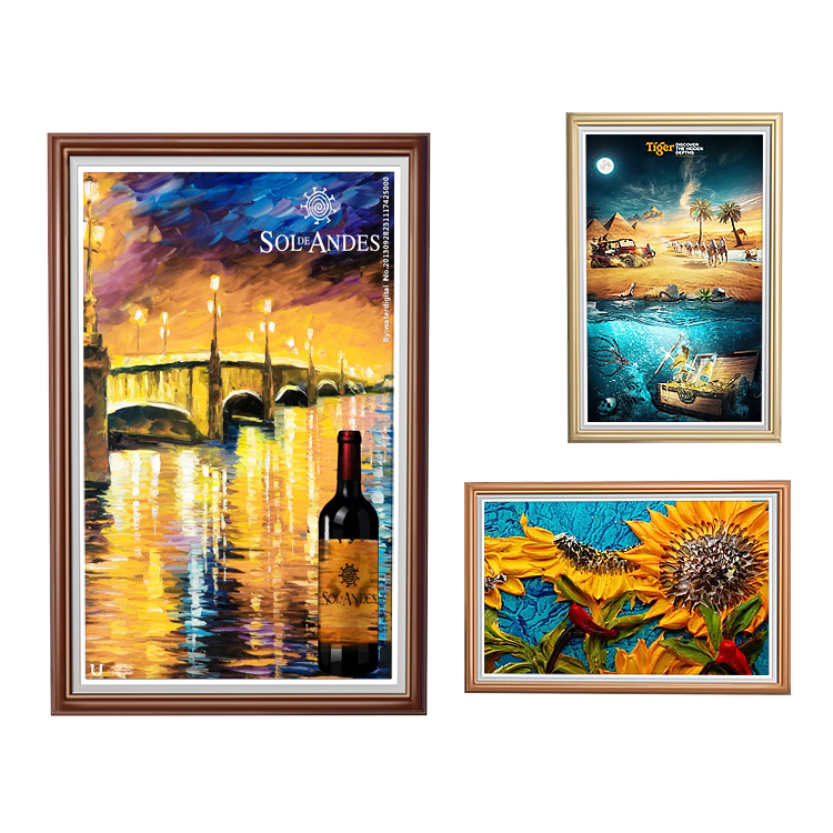 Wifi smart wall-mounted digital art photo frame