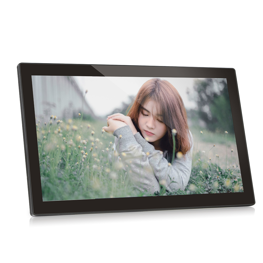 Large size lcd wall-mounted digital photo frame