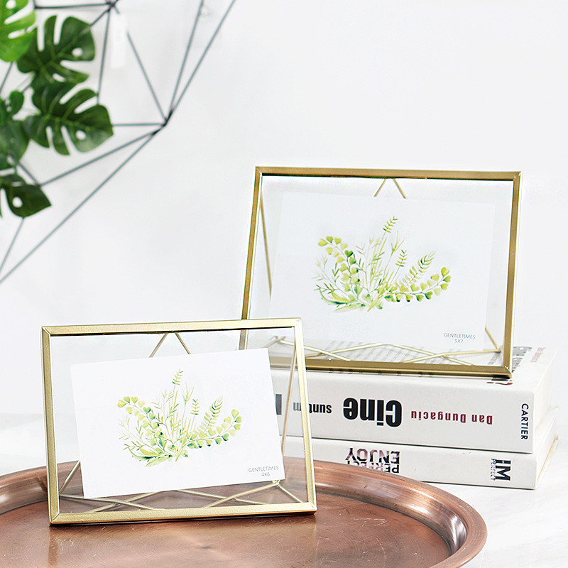 Factory direct modern geometric metal picture frame