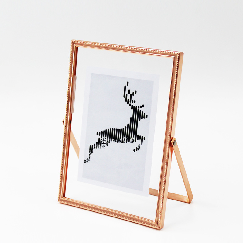 Wholesale nordic glass metal photo frame