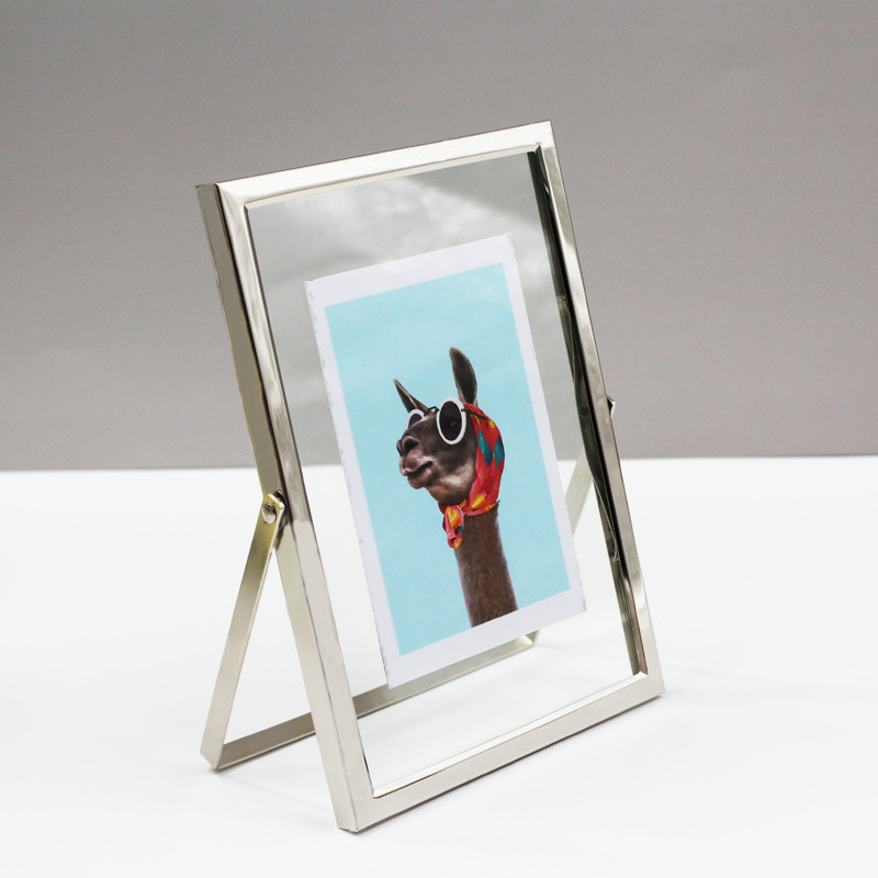 Wholesale nordic glass metal photo frame