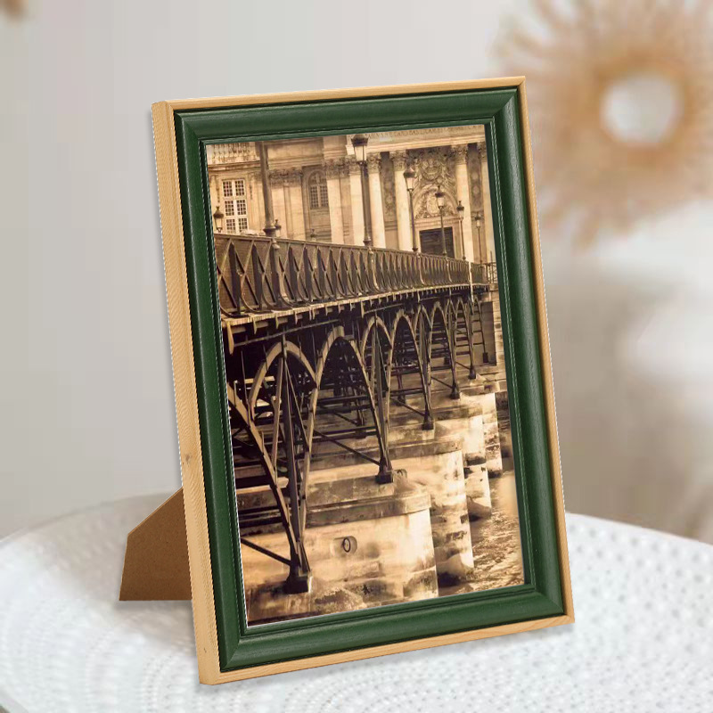 Custom popular solid wood photo frame