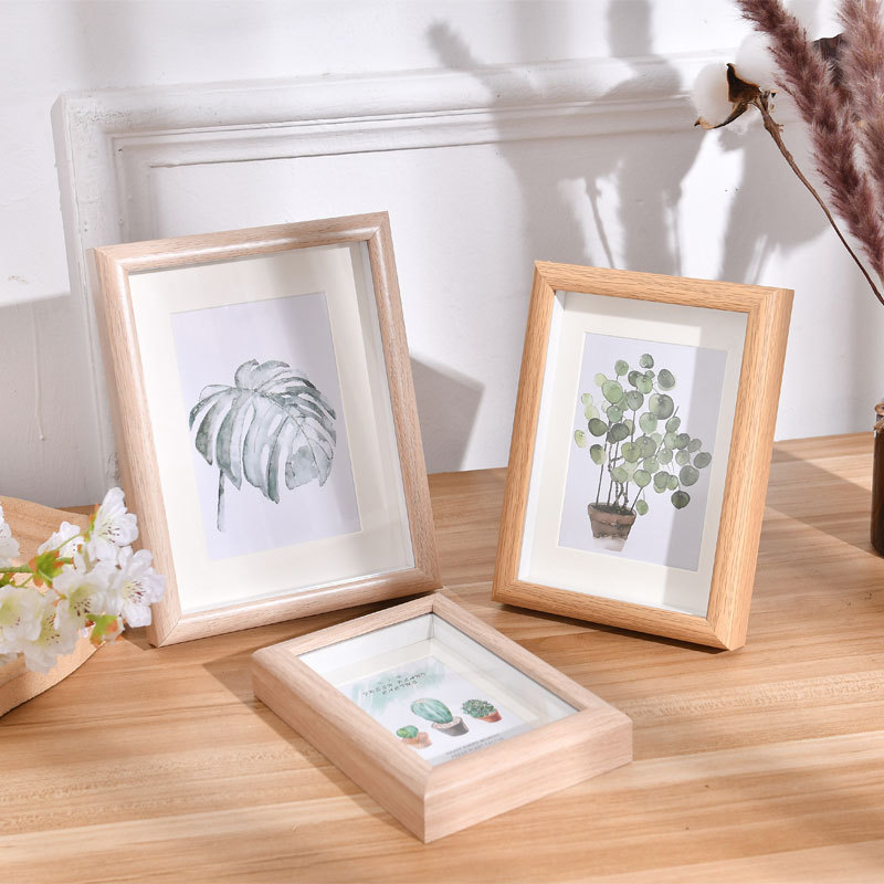 Nordic wooden hollow three-dimensional photo frame