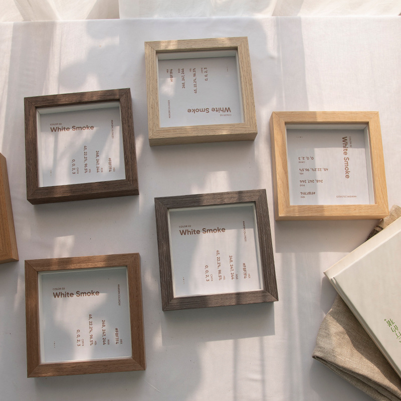 Popular simple square wooden photo frame